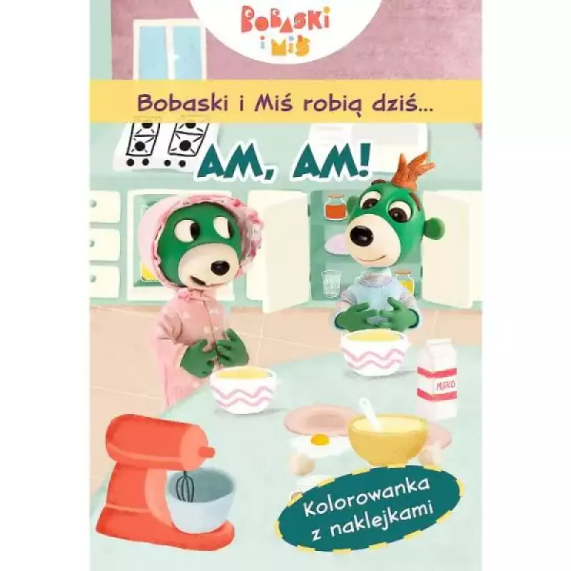 Bobaski i Miś robią dziś. . . Am am! KS66287 Trefl