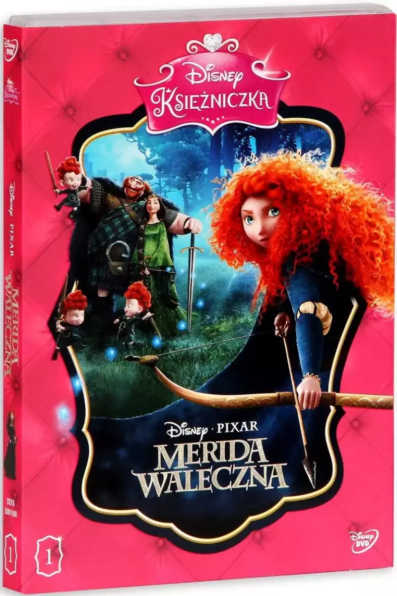 Disney Księżniczka. Merida Waleczna, DVD - Mark Andrews, Brenda Chapman