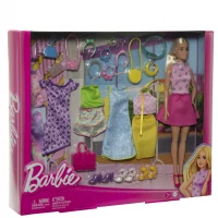 Barbie HKB07 Lalka Barbie z Zestawem Ubrań - Barbie