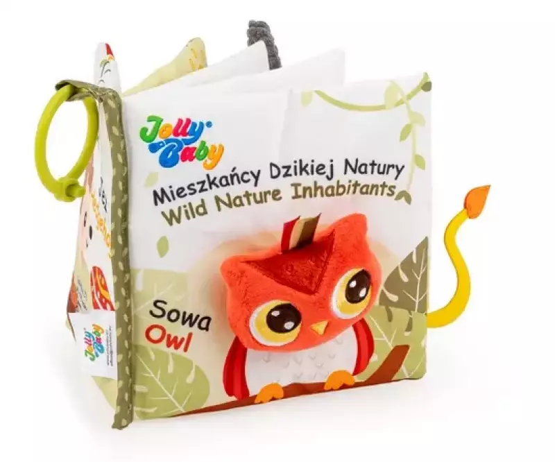 Jolly Baby. Mieszkańcy dzikiej natury, miękka książeczka sensoryczna