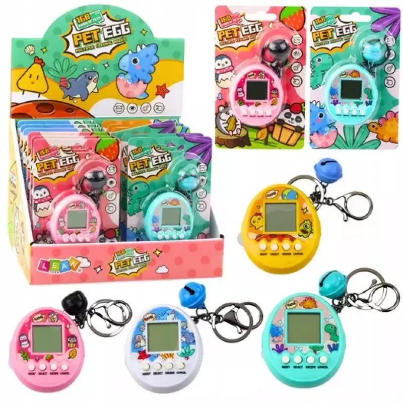 Tamagotchi Pet Egg w breloku 168 zwierzątek MIX - LEAN Toys