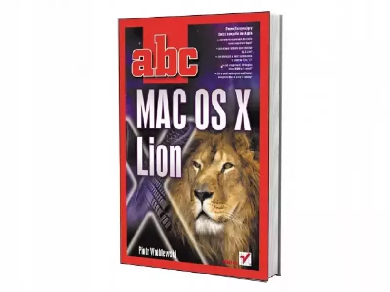 ABC MAC OS X Lion, książka papierowa - Piotr Wróblewski