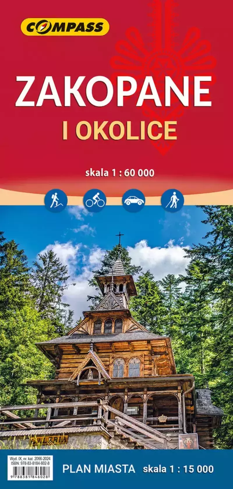 Mapa Zakopane i okolice - Praca zbiorowa
