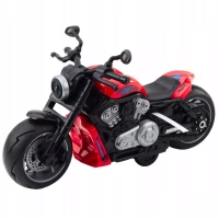 Motocykl na baterie czerwony - Leantoys
