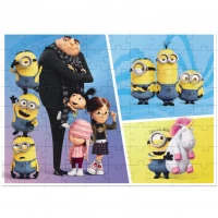 Puzzle 80 elementów. Minionki, Gru i dzieci - Dodo