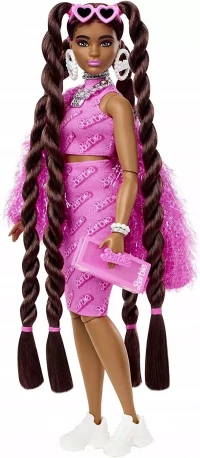 Barbie Extra. GRN27 Lalka w warkoczach + akcesoria