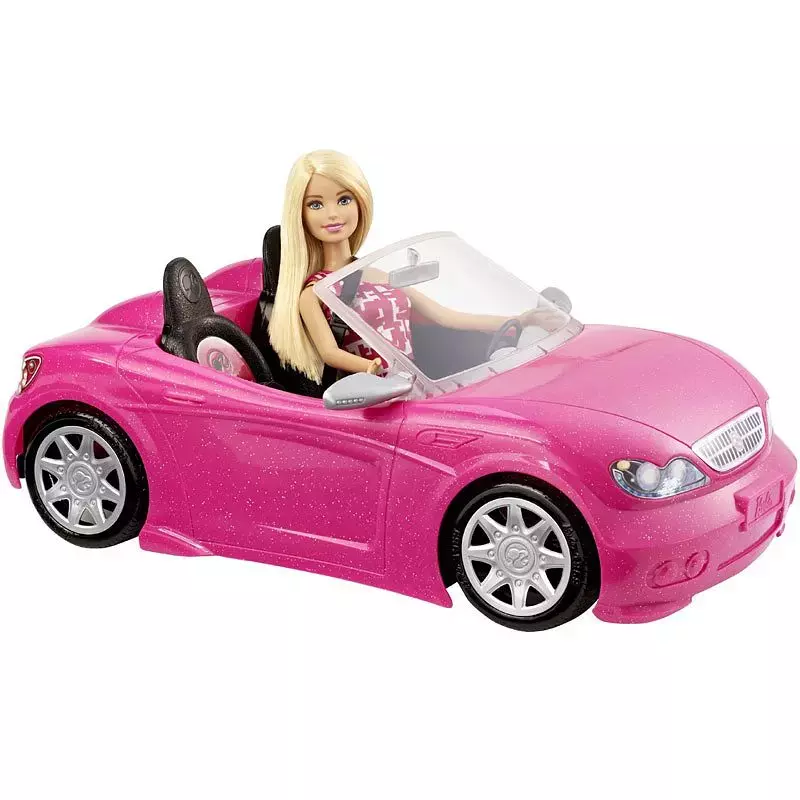 Barbie. DJR55 Luksusowy kabriolet + lalka - Barbie