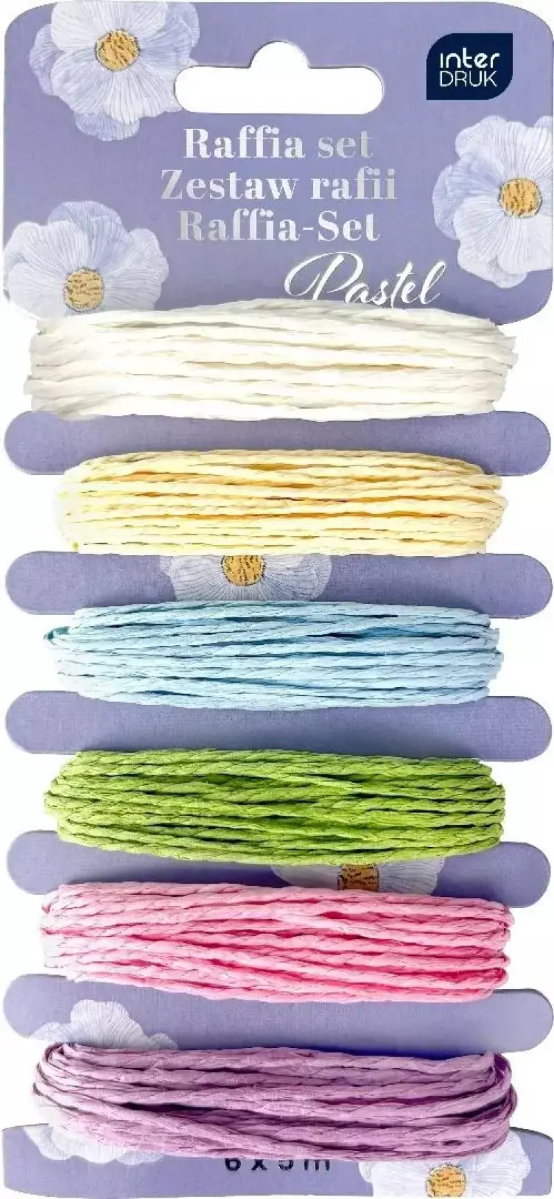 Zestaw rafii 6x5m Pastel - Interdruk