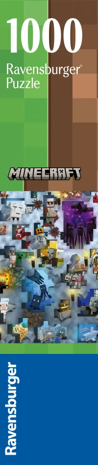 Puzzle 1000 elementów. Challenge. Minecraft - Ravensburger