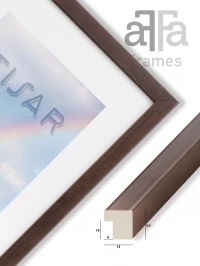 Ramka na zdjęcia Tisar 18x24 cm, brązowa - Frames factory