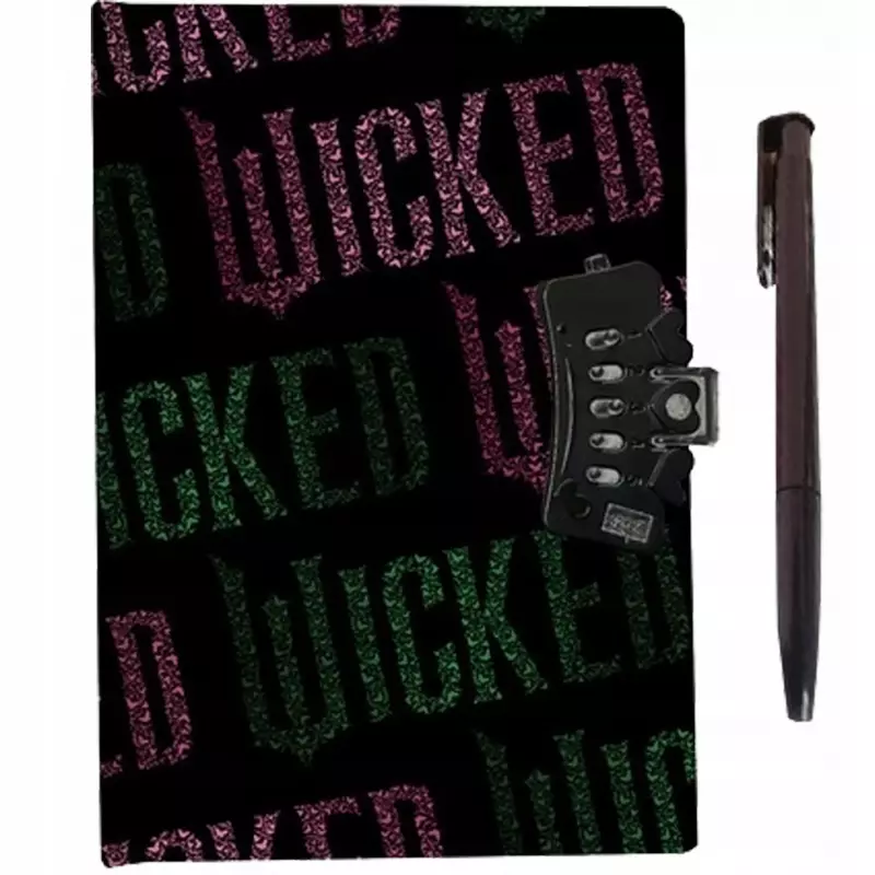 WICKED NOTES PAMIĘTNIK A5 NA SZYFR 80 kartek WICKED