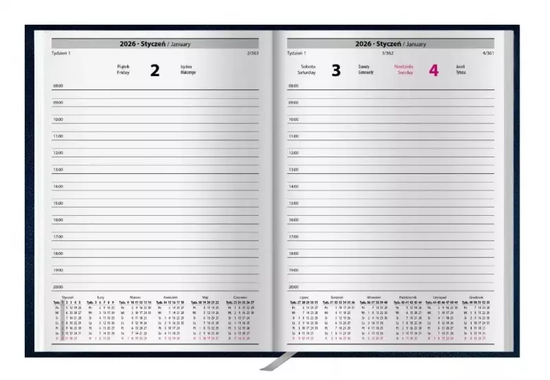 Kalendarz 2026 A5 mars