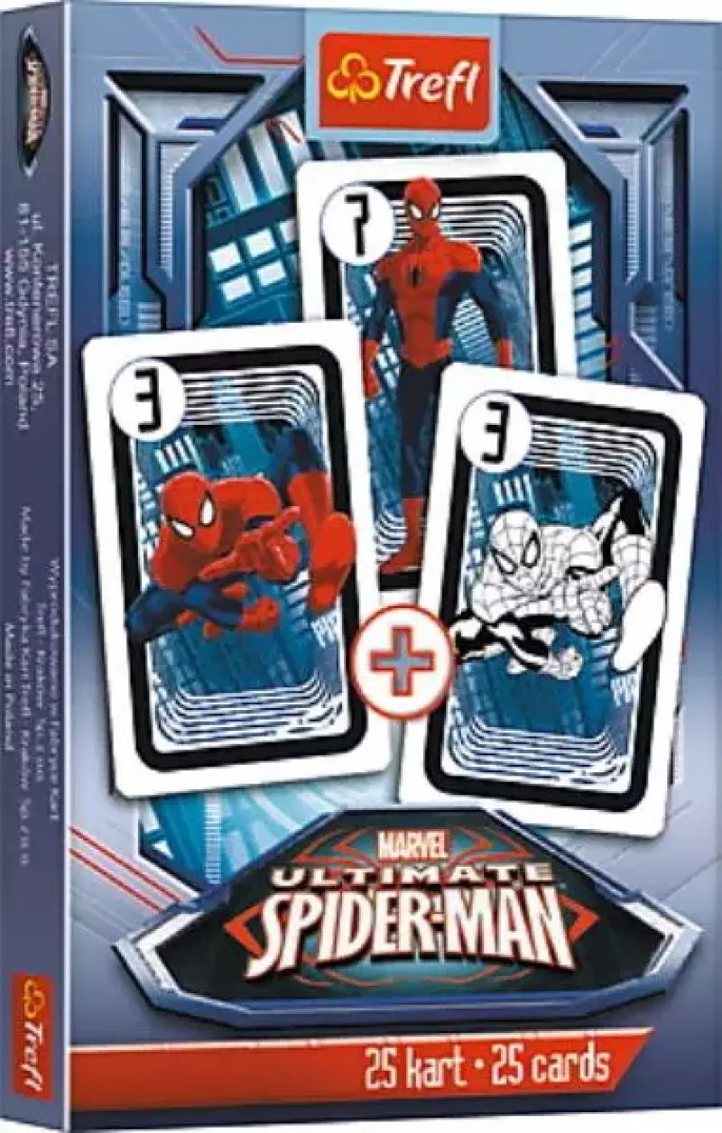 Karty Piotruś Spiderman p20 08451 Trefl - Trefl