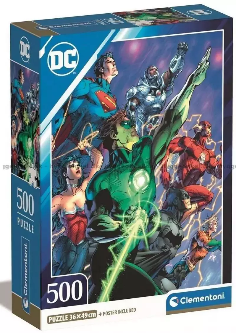 Puzzle 500 Compact Dc Comics Justice League - Clementoni