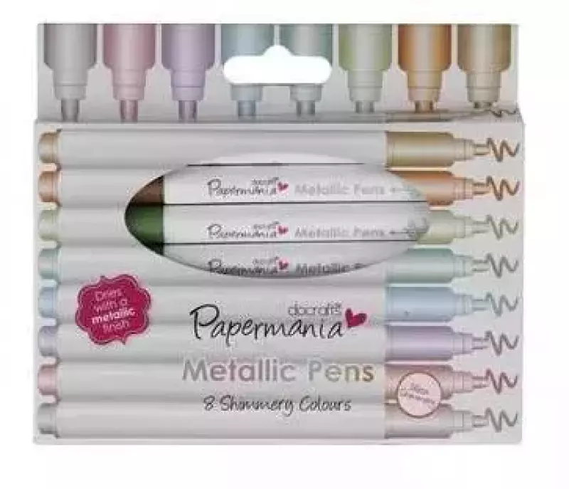 Pisaki metaliczne - Papermania 8szt - Dalprint