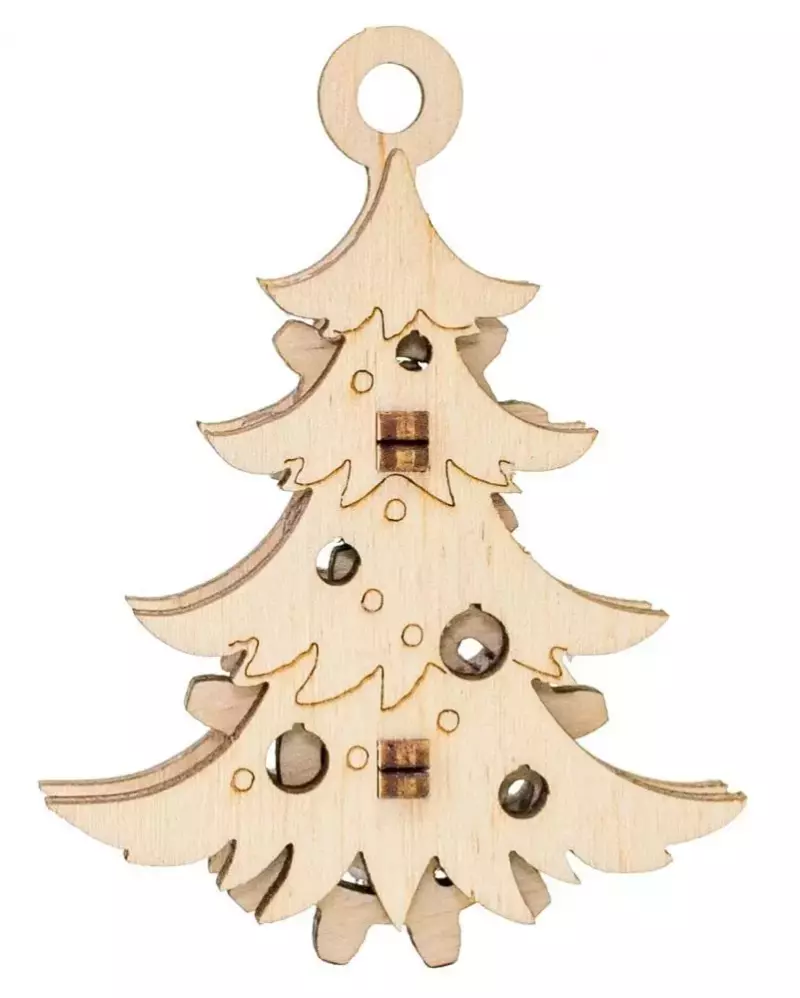 Puzzle Drewniane 3D Choinka - Nice Idea