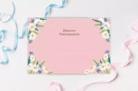 Karnet B6 Z podziękowaniami - Henry