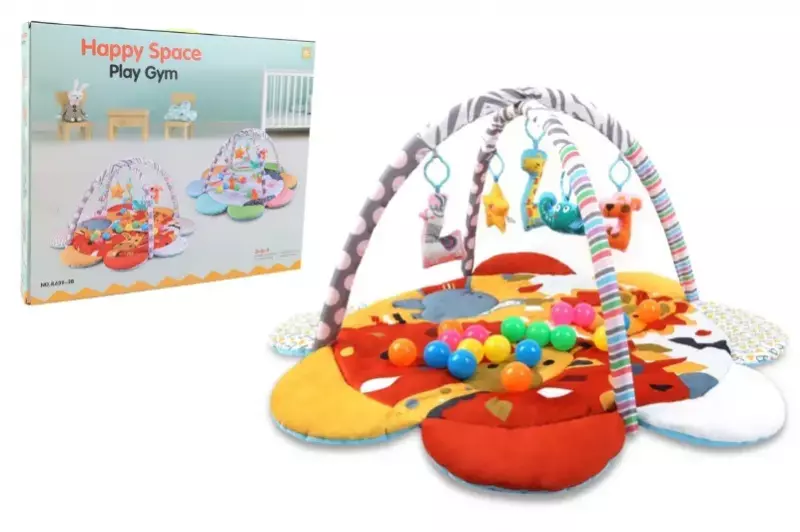 Tiny Mini Mata Edukacyjna 2w1 Kwiat Safari - Milly Mally