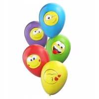Balony buźki Emotki Minki uśmiechy Urodziny 1-99