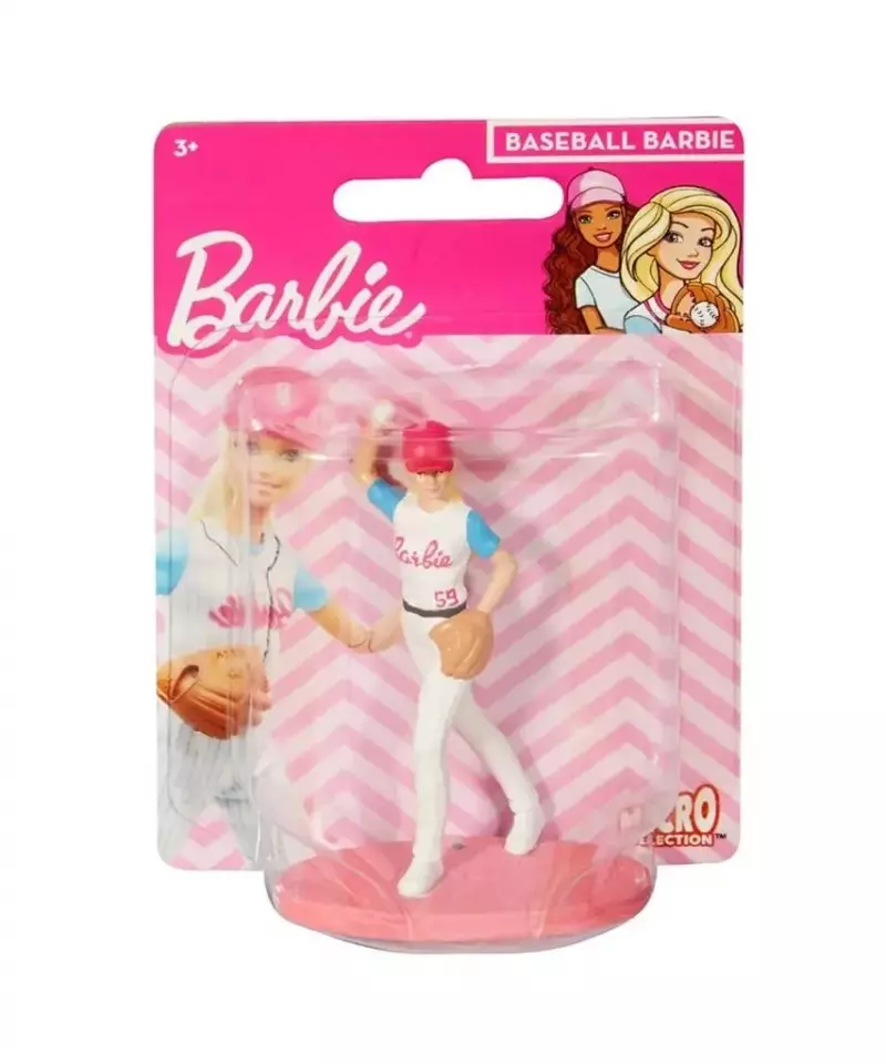 Barbie Minifigurka Lalka Baseball - Mattel