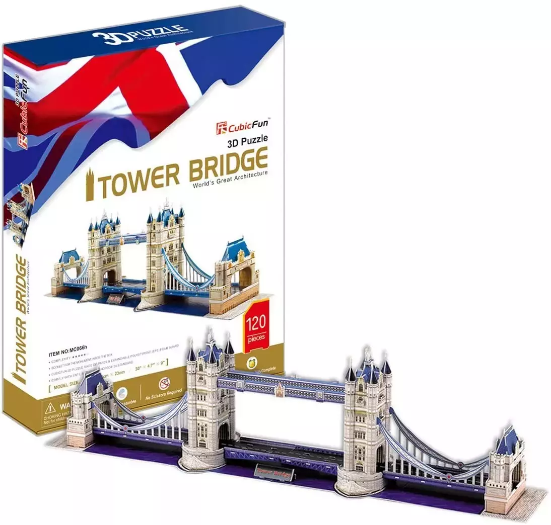 Puzzle 3D 120 elementów. Tower Bridge - Dante