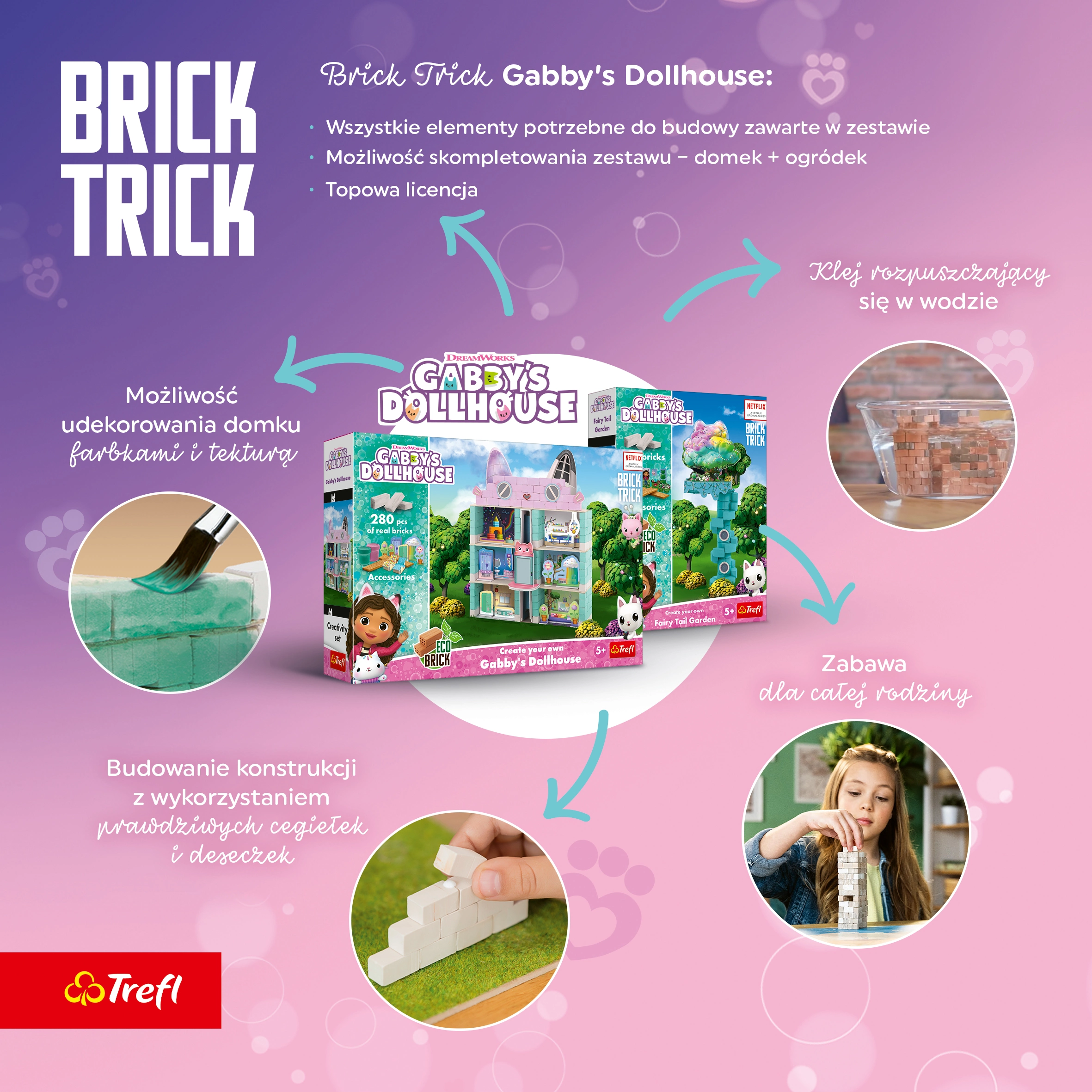 Brick Trick Gabby's Dollhouse - Trefl