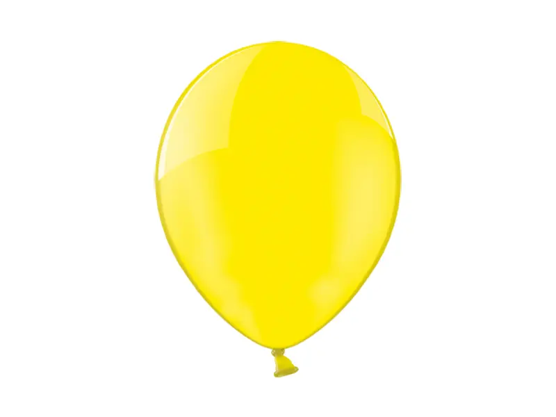 Balony 30cm, Crystal Yellow (1 op. / 100 szt - Belbal
