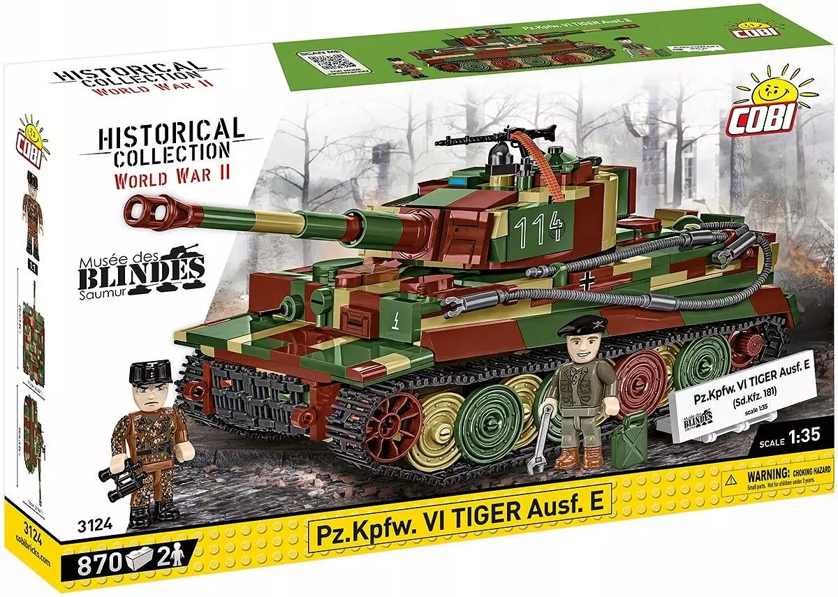 Klocki COBI 3124 Czołg PZKPFW VI TIGER AUSF - Cobi