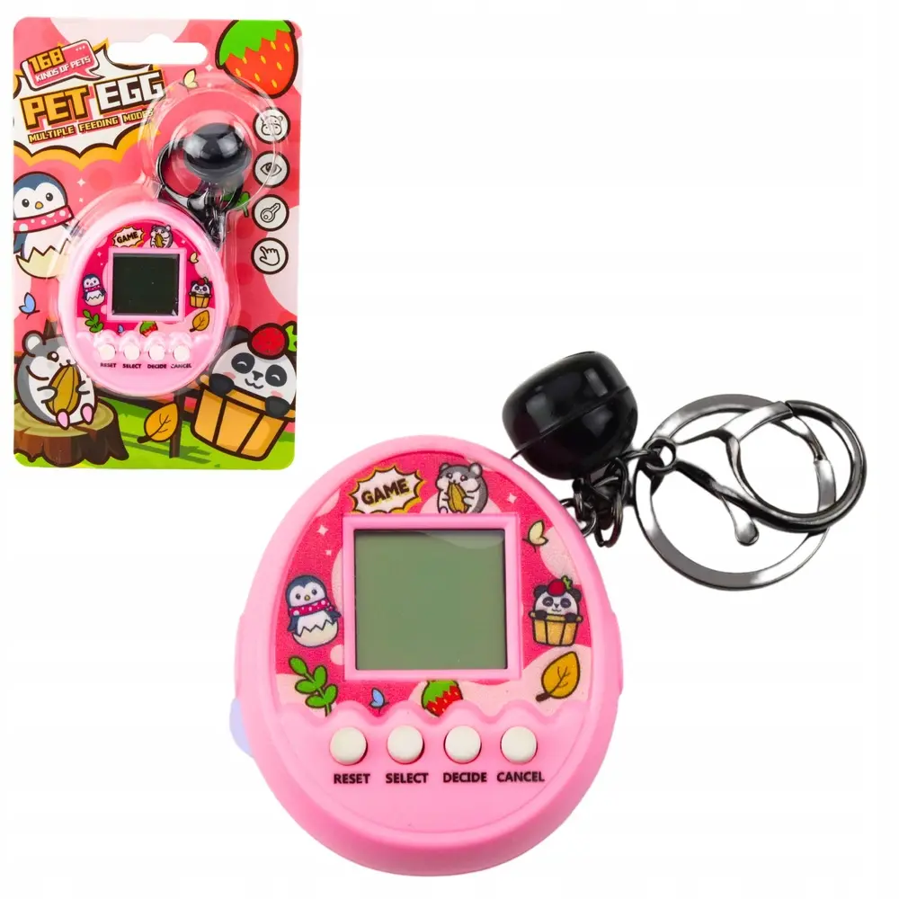 Tamagotchi Pet Egg w breloku 168 zwierzątek MIX - LEAN Toys
