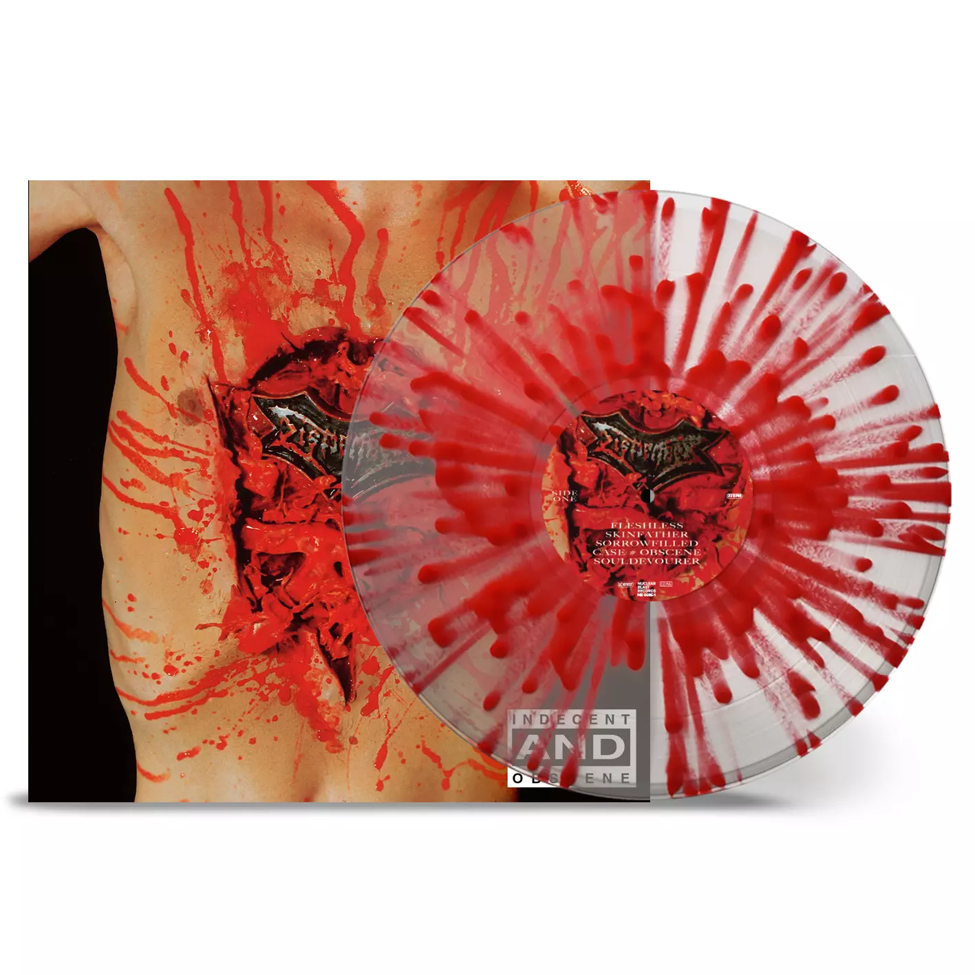 Indecent & Obscene LP SPLATTER, Winyl - Dismember