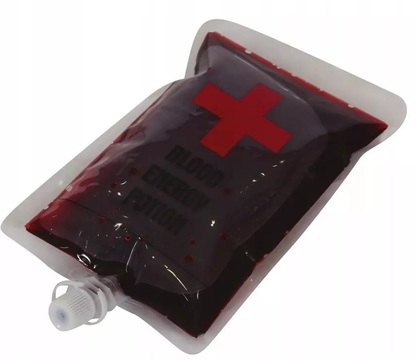 Sztuczna krew w kroplówce halloween - Fiestas Guirca