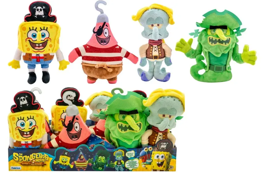 SPONGE BOB plusz glow Flying Dutchman 73120 73106 - FUNRISE TOYS