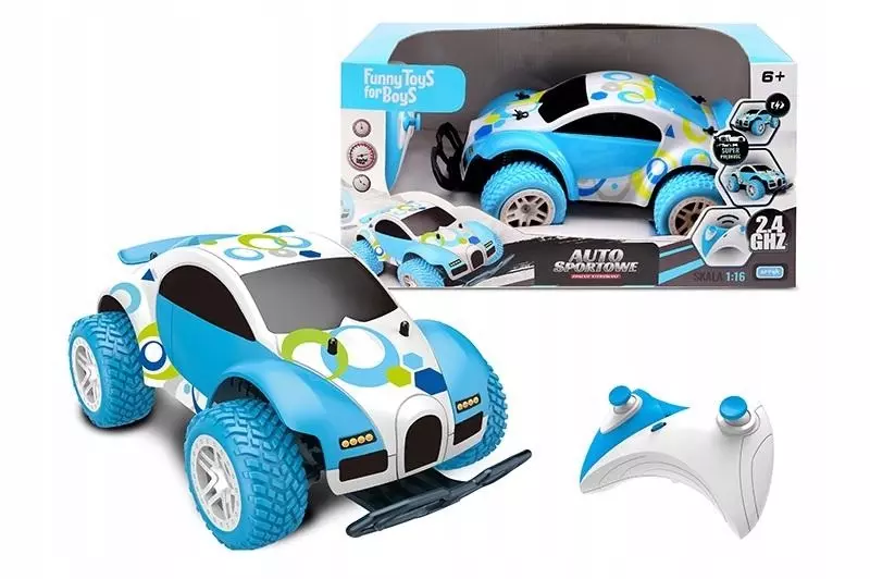 Auto sportowe zdalnie sterowane niebieski 126178 Artyk