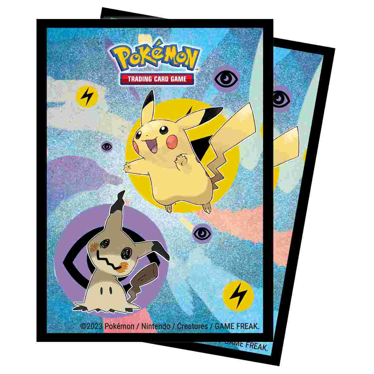 Pokemon Ultra Pro: Sleeves Pikachu and Mimikyu Deck Protectors ...
