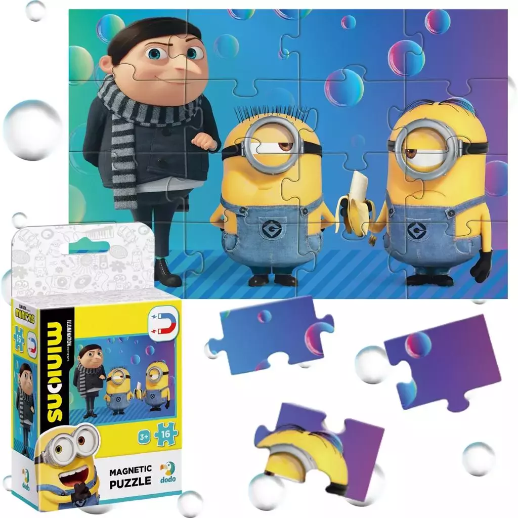 Puzzle magnetyczne 16 elementów. Minionki i Gru - Dodo