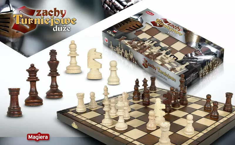 Szachy turniejowe duże 43cm MAGIERA - MAGIERA RAFAŁ