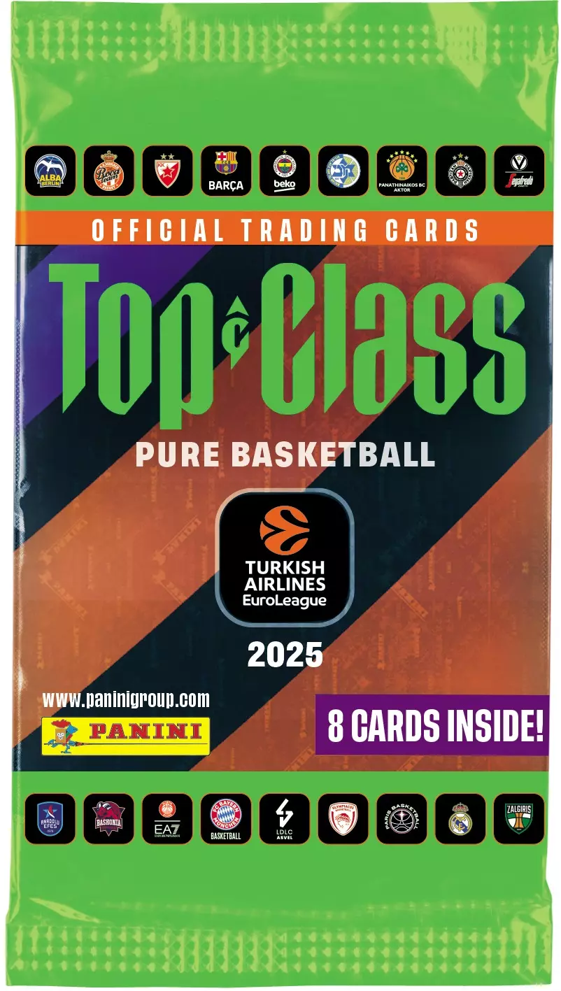 Panini Top Class 2025 Turkish Airlines EuroLeague saszetki z kartami 1szt