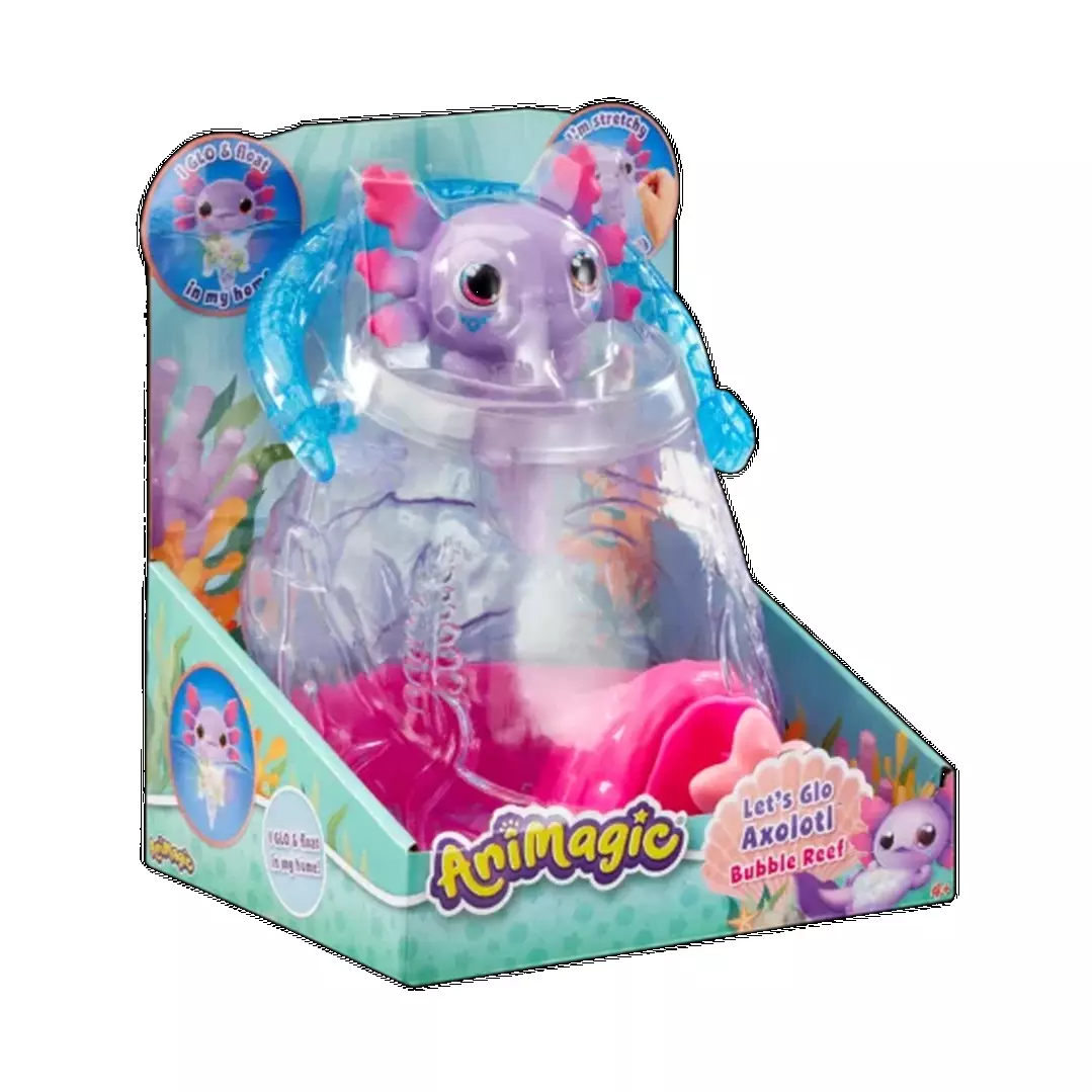 Animagic - Let's Glo Axolotl Bubble Reef - Goliath