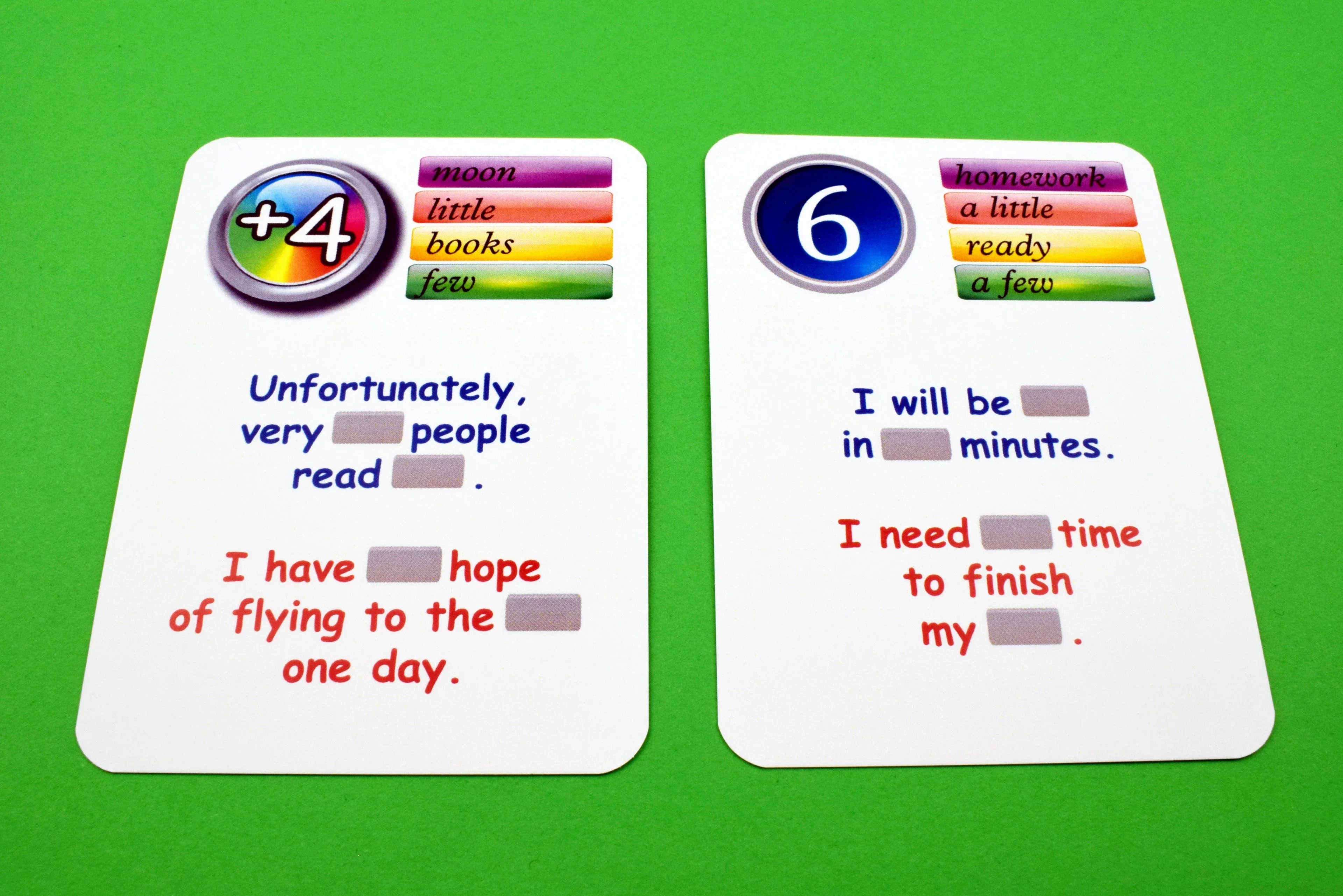 Fun Card English. Countable and Uncountable Nouns - Creativo