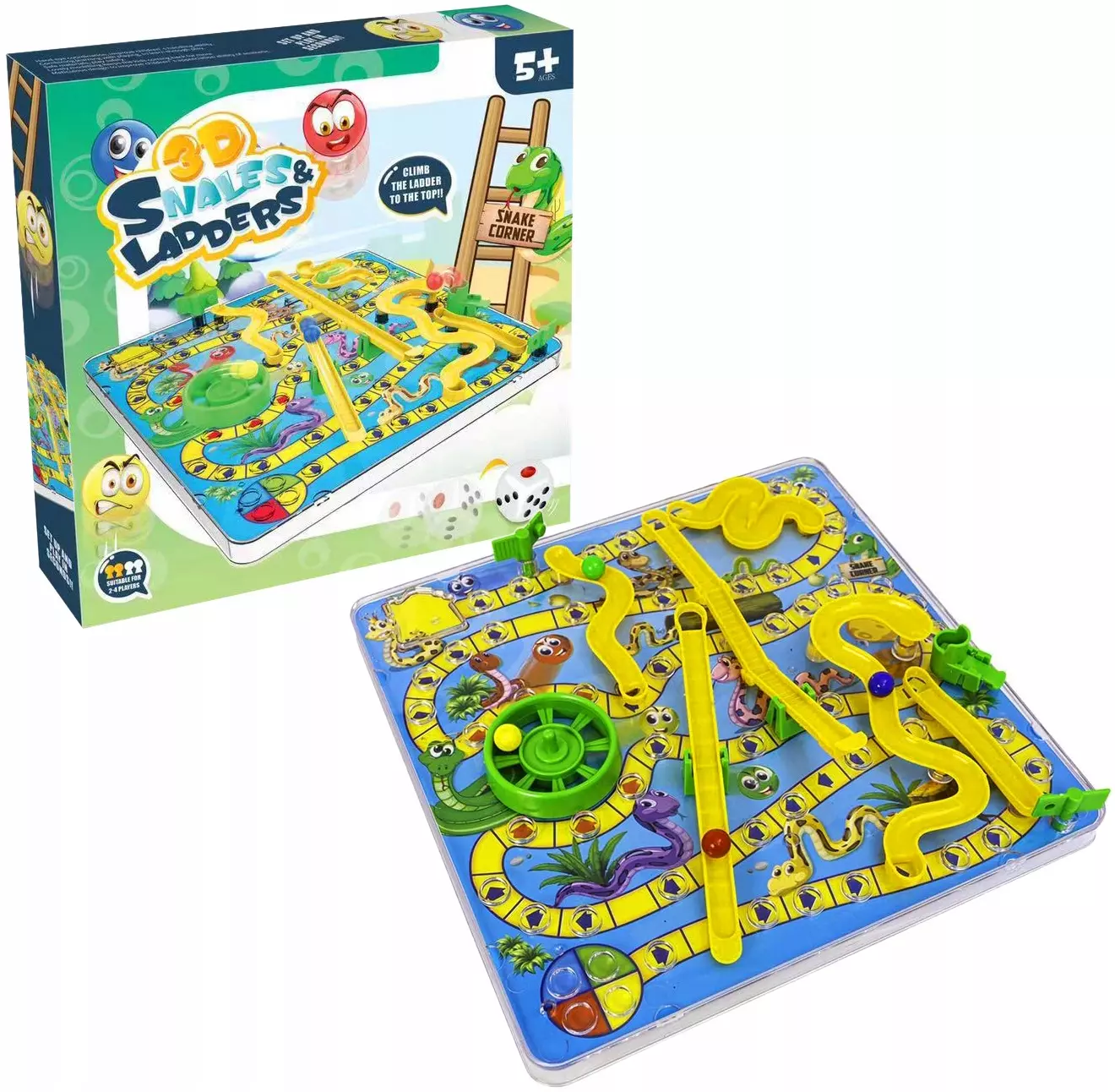 GRA WĘŻE I DRABINY 3D - Trifox