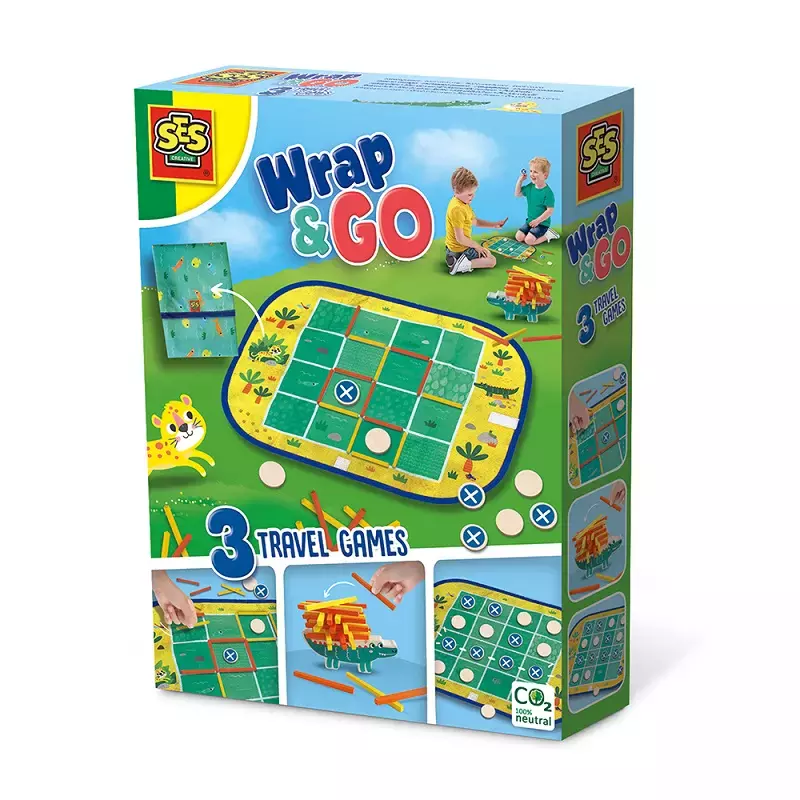 Gry podróżne Wrap and Go 3w1 - SES Creative