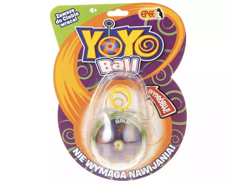 Yoyo Ball fioletowy blister, yoyo z kwiatkiem - Epee