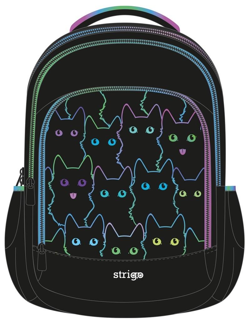 Plecak PL005 Misty Koty czarny STRIGO - Strigo