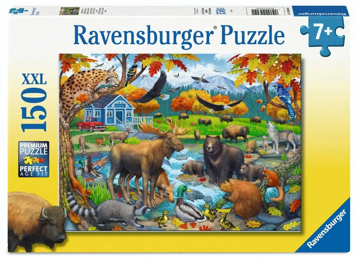 Puzzle 150 Wildlife Gathering - Ravensburger
