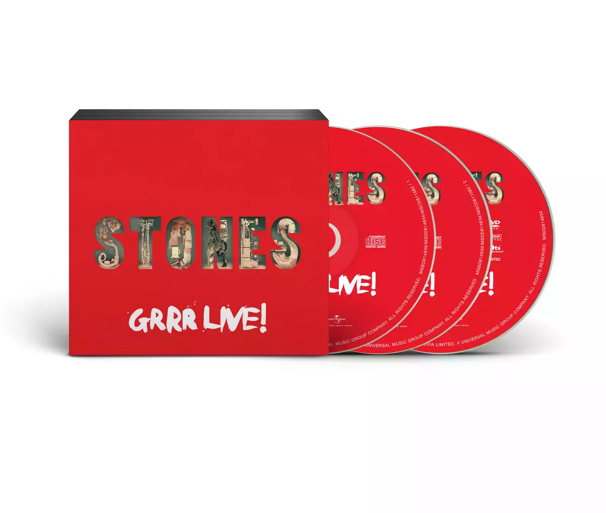 GRRR Live! CD + DVD - The Rolling Stones