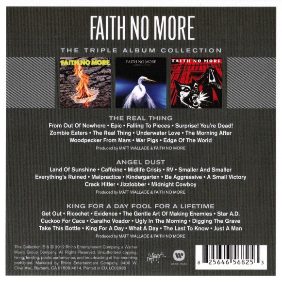 Triple Album Collection, 3 CD - Faith No More