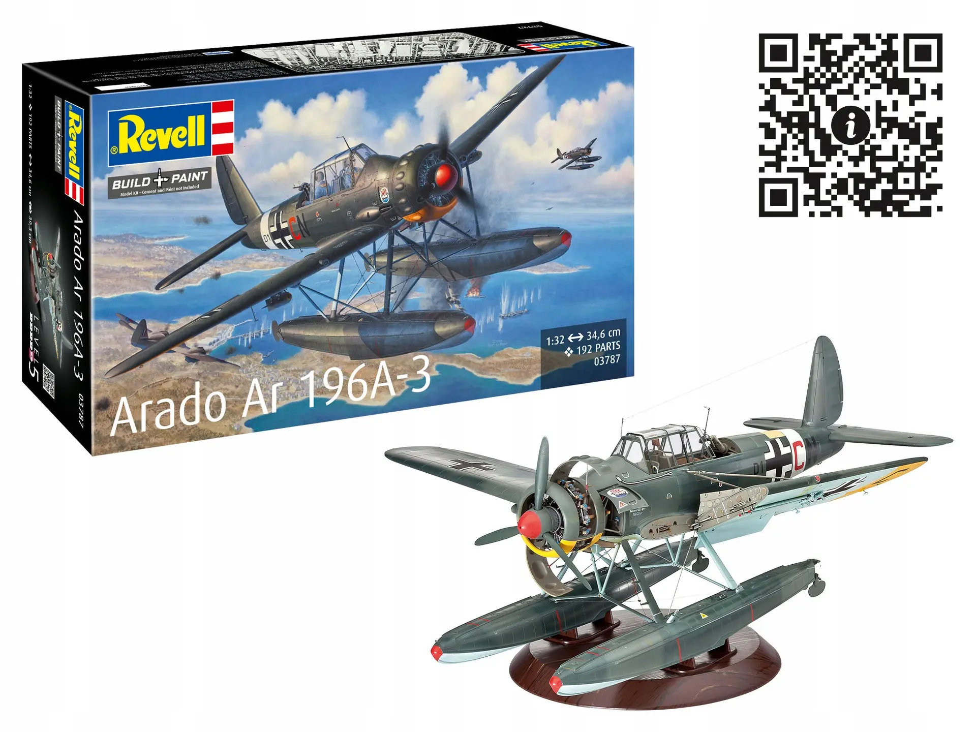 Arado Ar 196A-3 Seaplane - Revell 03787 skala 1/32