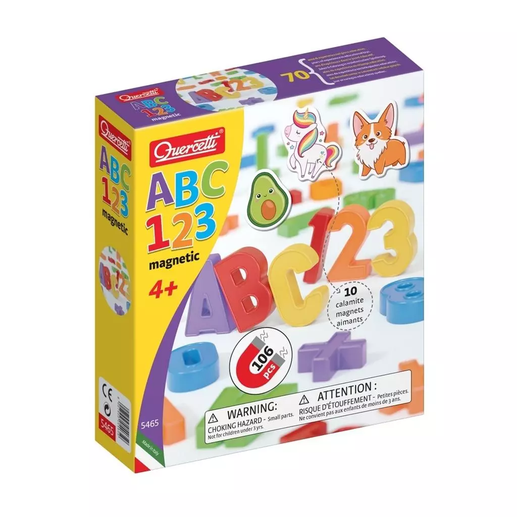 Magnetyczne ABC + 123 - Quercetti