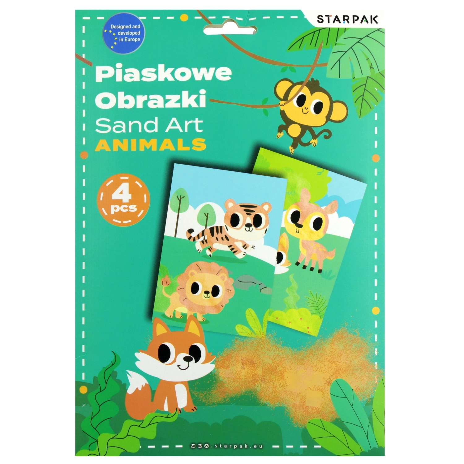 Piaskowe Obrazki Animal Starpak Kop 12/24 - Starpak
