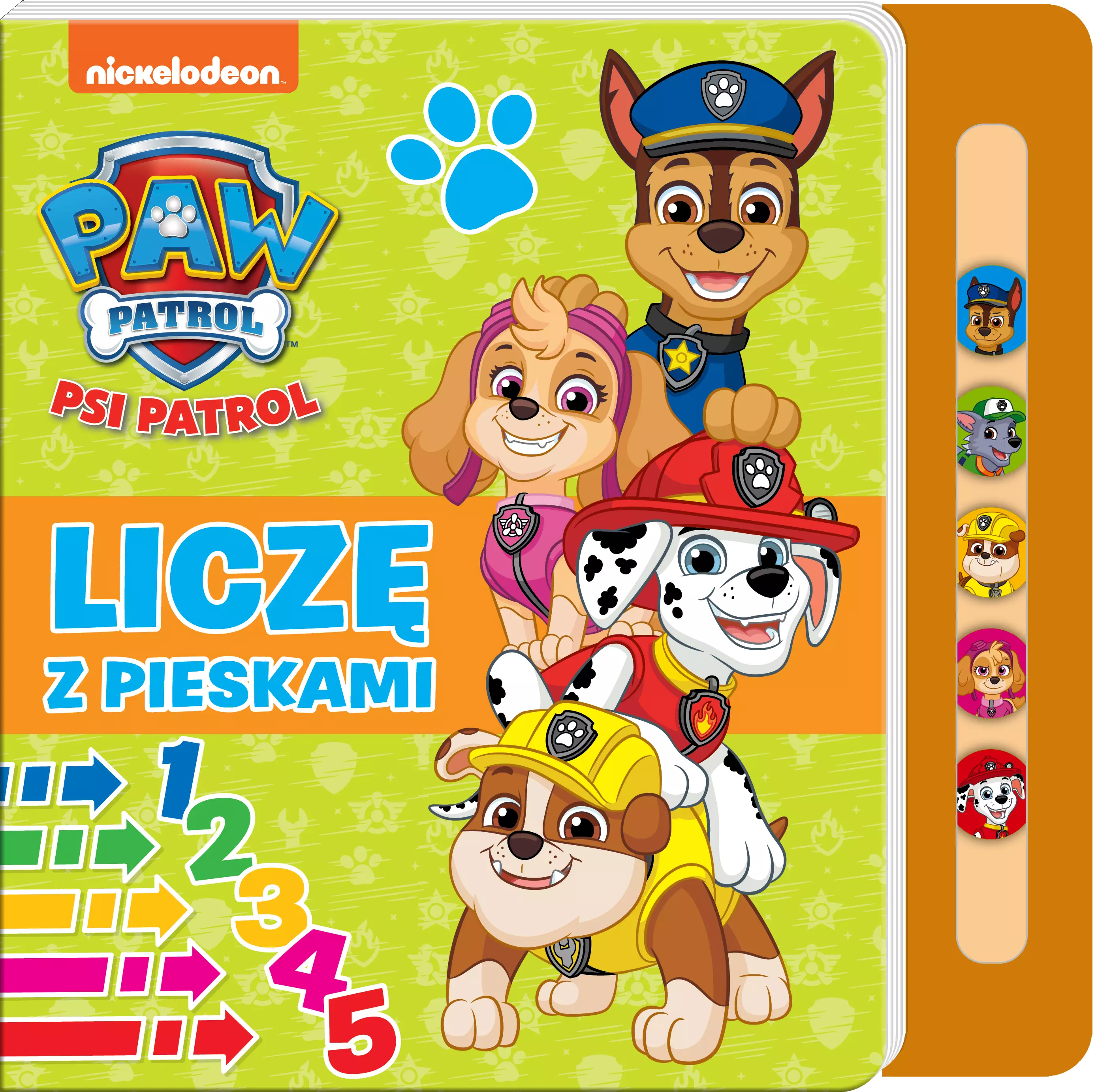 Liczę z pieskami. Psi Patrol - praca zbiorowa